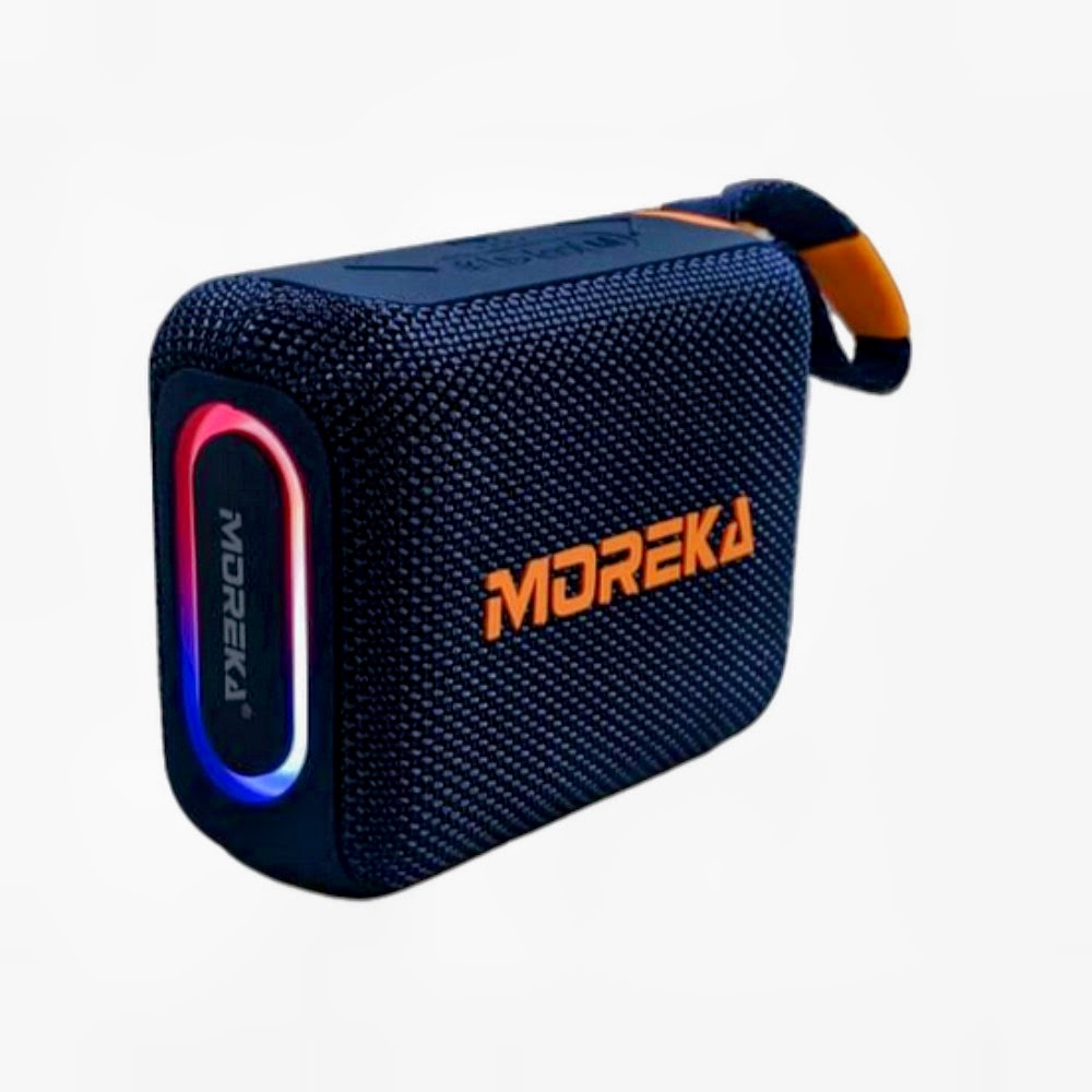 Bocina Power Bank Moreka 428 10W 5000mAh cables tipo IP y C hasta 25 H ...