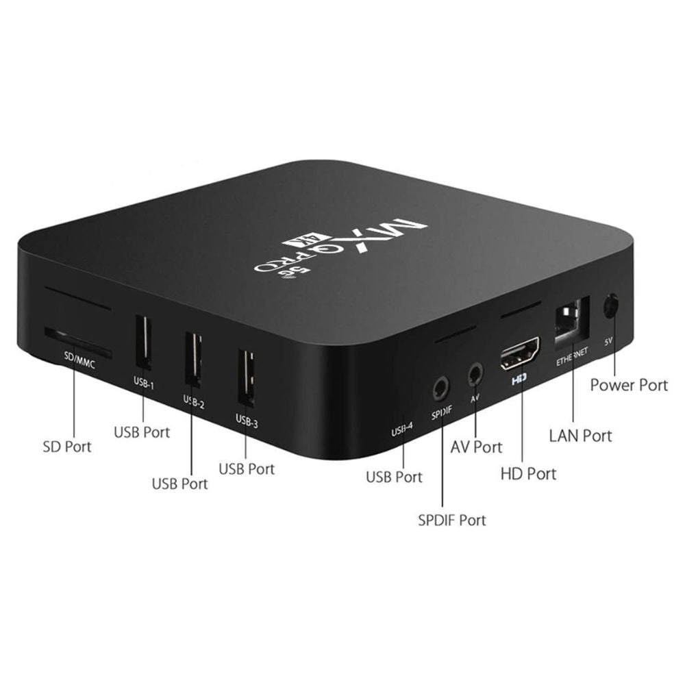 TV Box Ram 5G Android 11.1 4G+32G Android Smart Box H.265 HD 3D ...