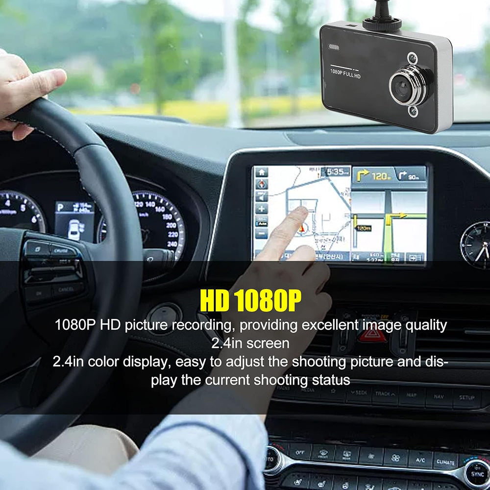 Cámara Para Auto Carro Grabadora De Viaje Full Hd 1080 P DVR JLY-K6000 ...
