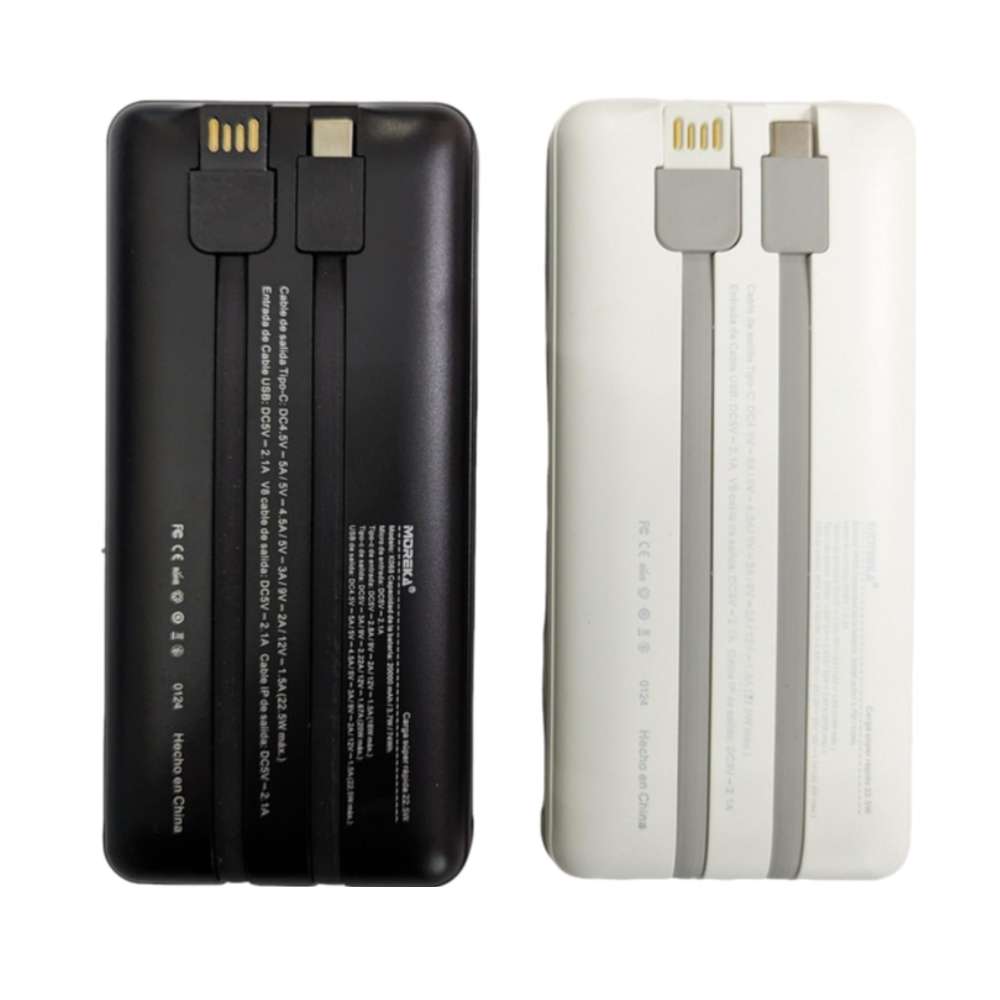 Powerbank Moreka K068 20000 mAh 22.5W Tipo C IP V8 – Moreka Shop