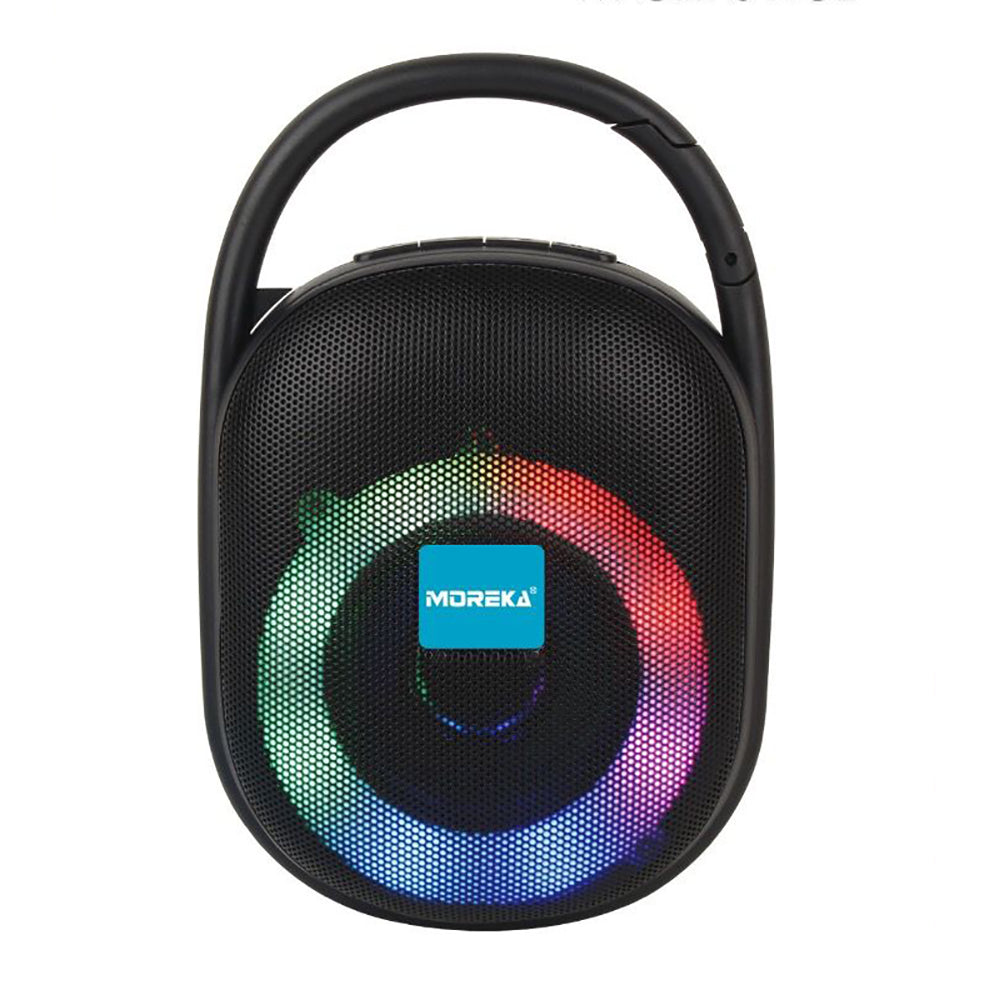 Moreka M-CLIP5 RGB speaker, Bluetooth, TF Card, FM Radio, USB – Moreka Shop